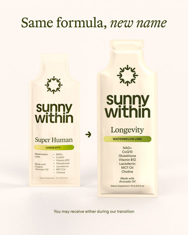 Longevity Support: Bioavailable NAD+ and Glutathione – Sunny Within