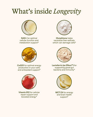 Longevity Support: Bioavailable NAD+ and Glutathione – Sunny Within